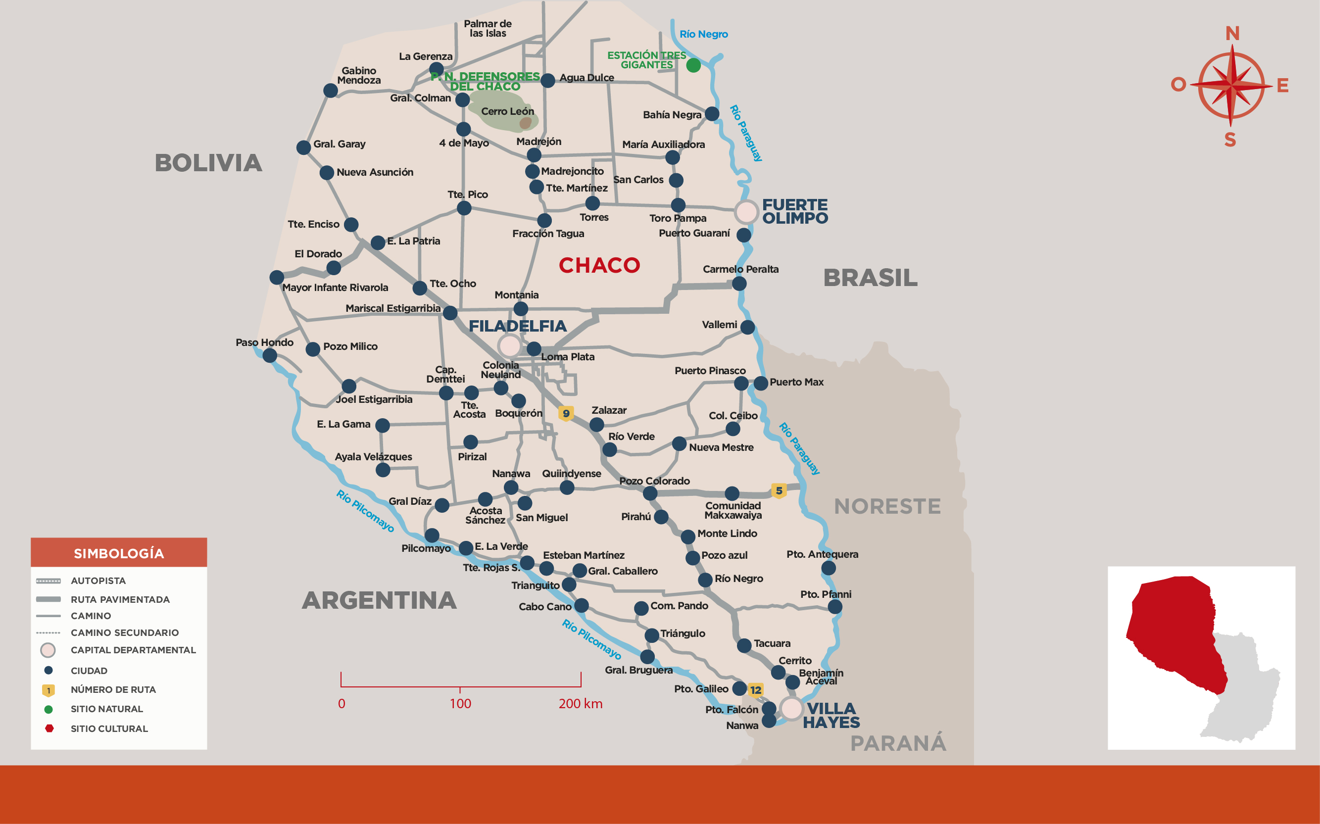 Voyage au Chaco, Paraguay. Séjours, informations, tourisme